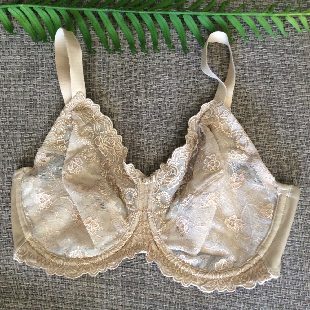 New!!! Wacoal Renaissance Rose Underwire Bra 36dd - Gem